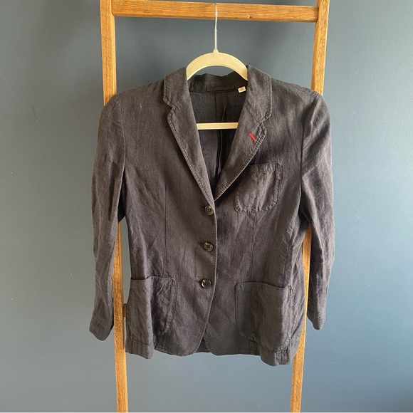 Uniqlo | Jackets & Coats | Uniqlo Ines De La Fressange Collaboration Jacket Linen Size Xs | Poshmark
